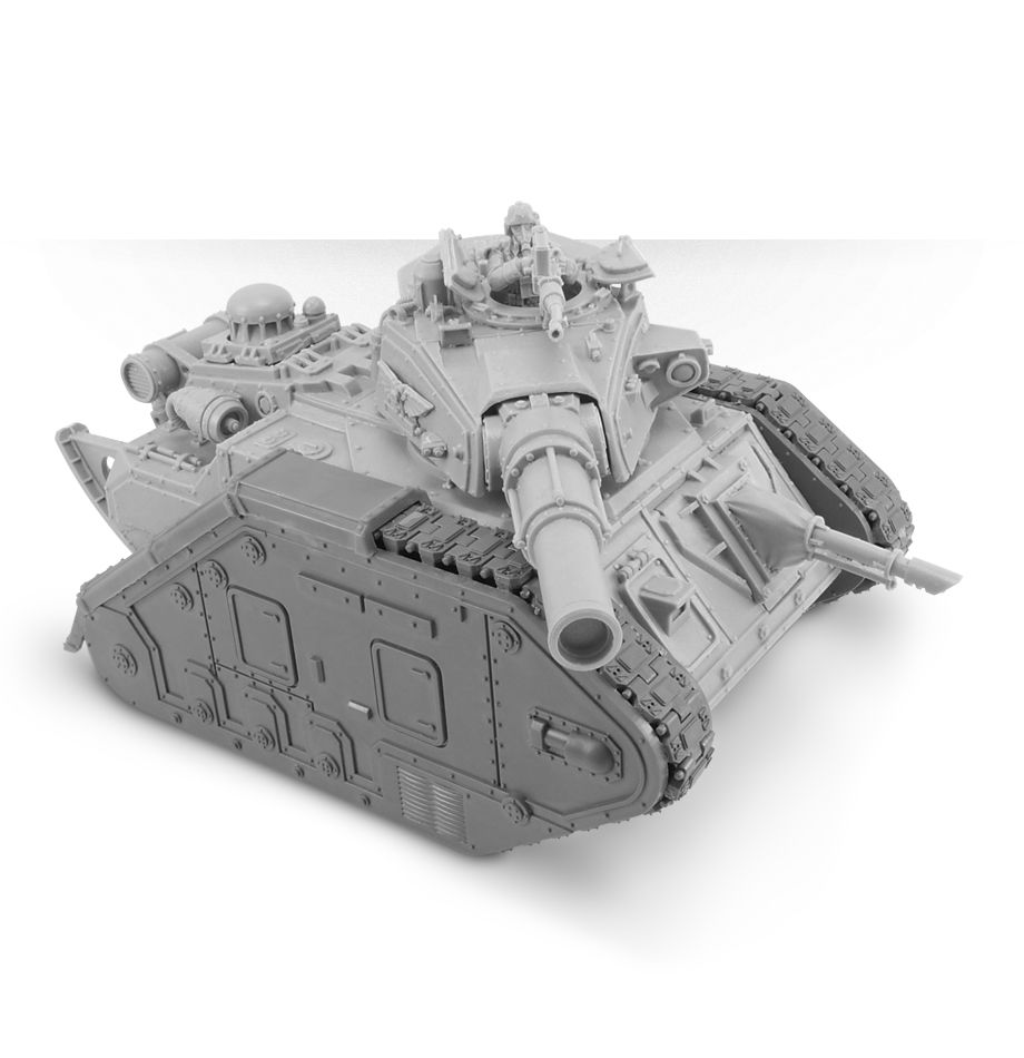 Death Korps of Krieg Mars Alpha Pattern Leman Russ with Modified Ryza ...