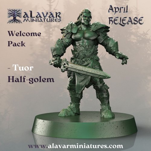 28Mm - Tuor Half-Golem | Miniset.net - Miniatures Collectors Guide